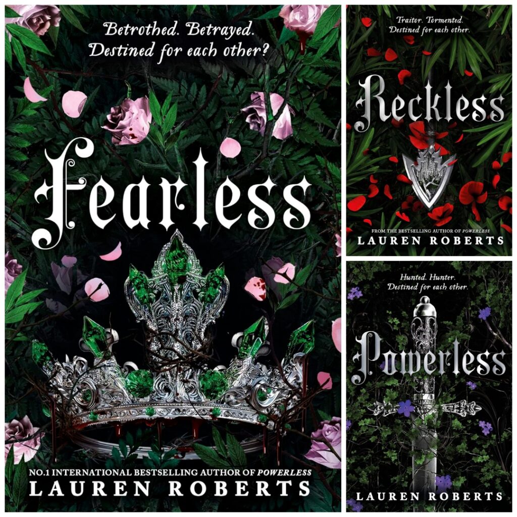 Powerless Trilogy by Lauren Roberts (Powerless, Reckless and Fearless ...